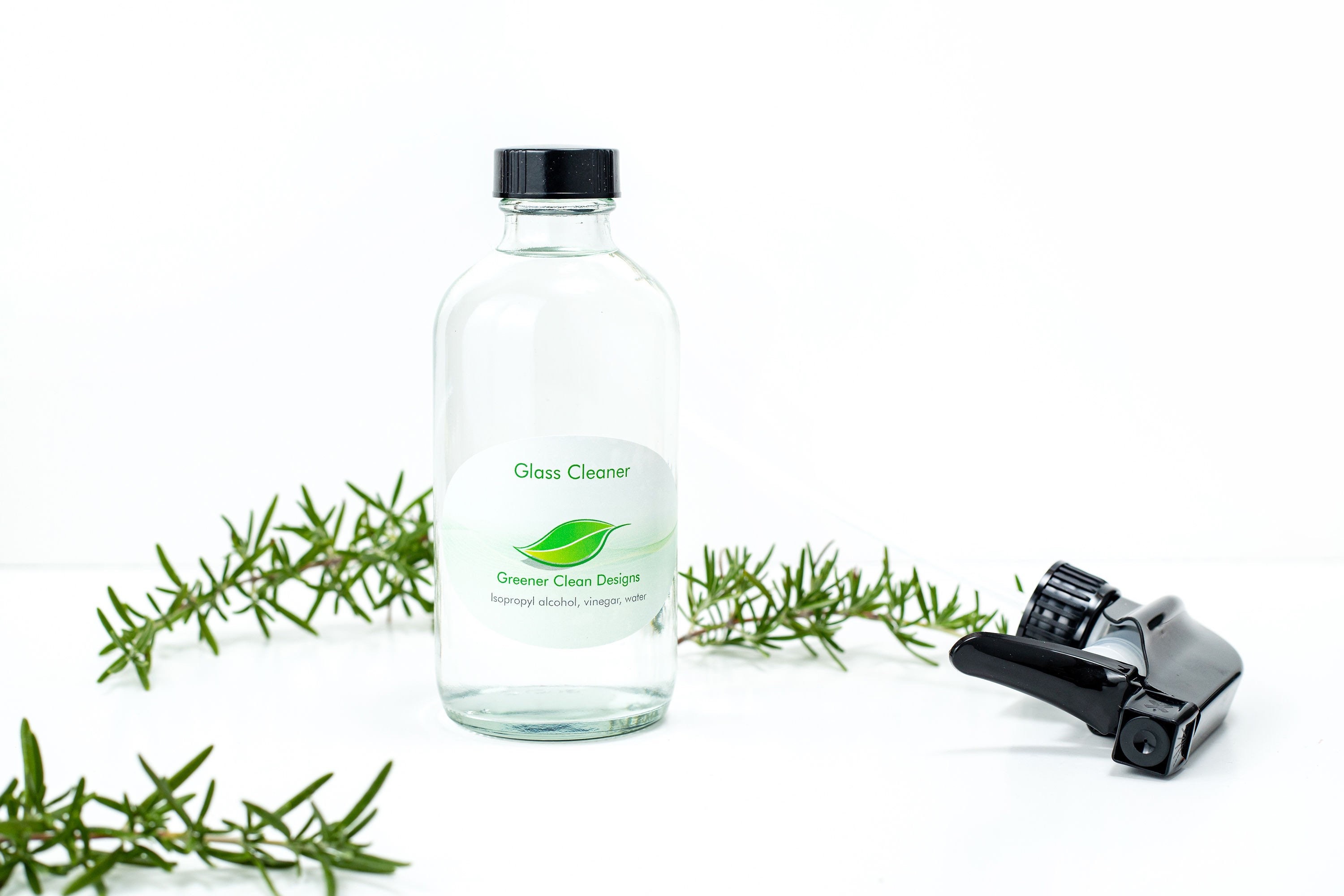 All Natural Glass Cleaner 8 Oz Glass Spray Bottle - Etsy