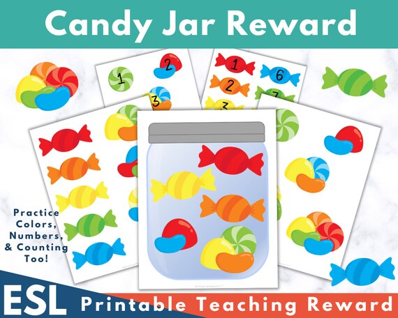 Candy Jar Online ESL Teaching Reward Vipkid Magic Ears | Etsy