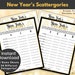 New Years Eve Scattergories Printable Party Game, Virtual Zoom Holiday ...
