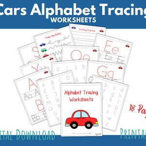 Alphabet Tracing Worksheets, Letters Tracing, Busy Book Printable ...