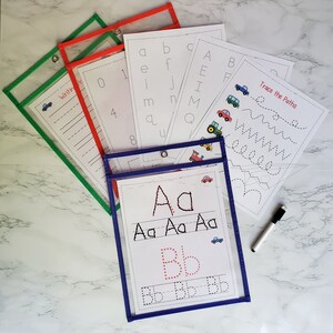 Alphabet Tracing Worksheets, Letters Tracing, Busy Book Printable ...