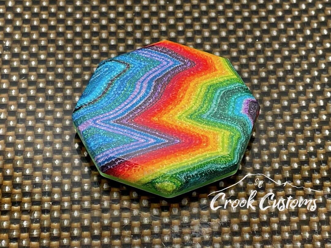 Pocket Woodie Octagon Fidget / Worry Stone - Etsy