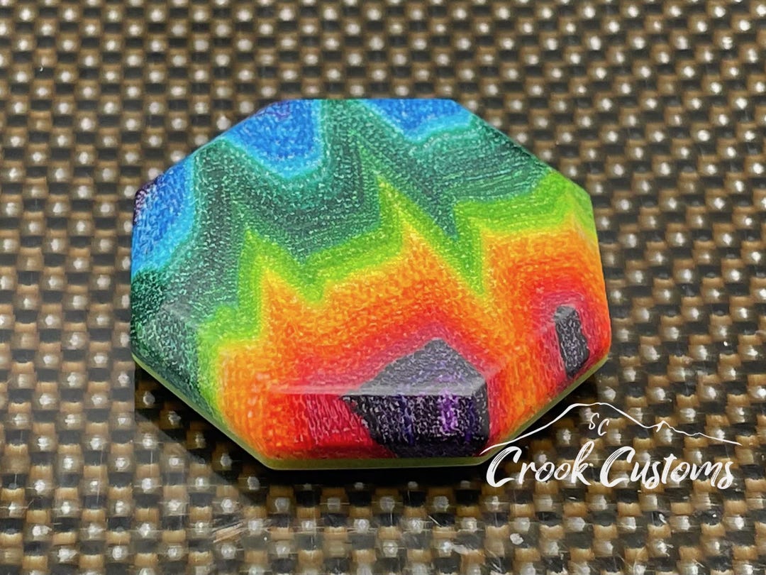 Pocket Woodie Octagon Fidget / Worry Stone - Etsy