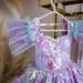 Purple Marine Style Party Dress Mermaid Birthday Toddler Girl - Etsy