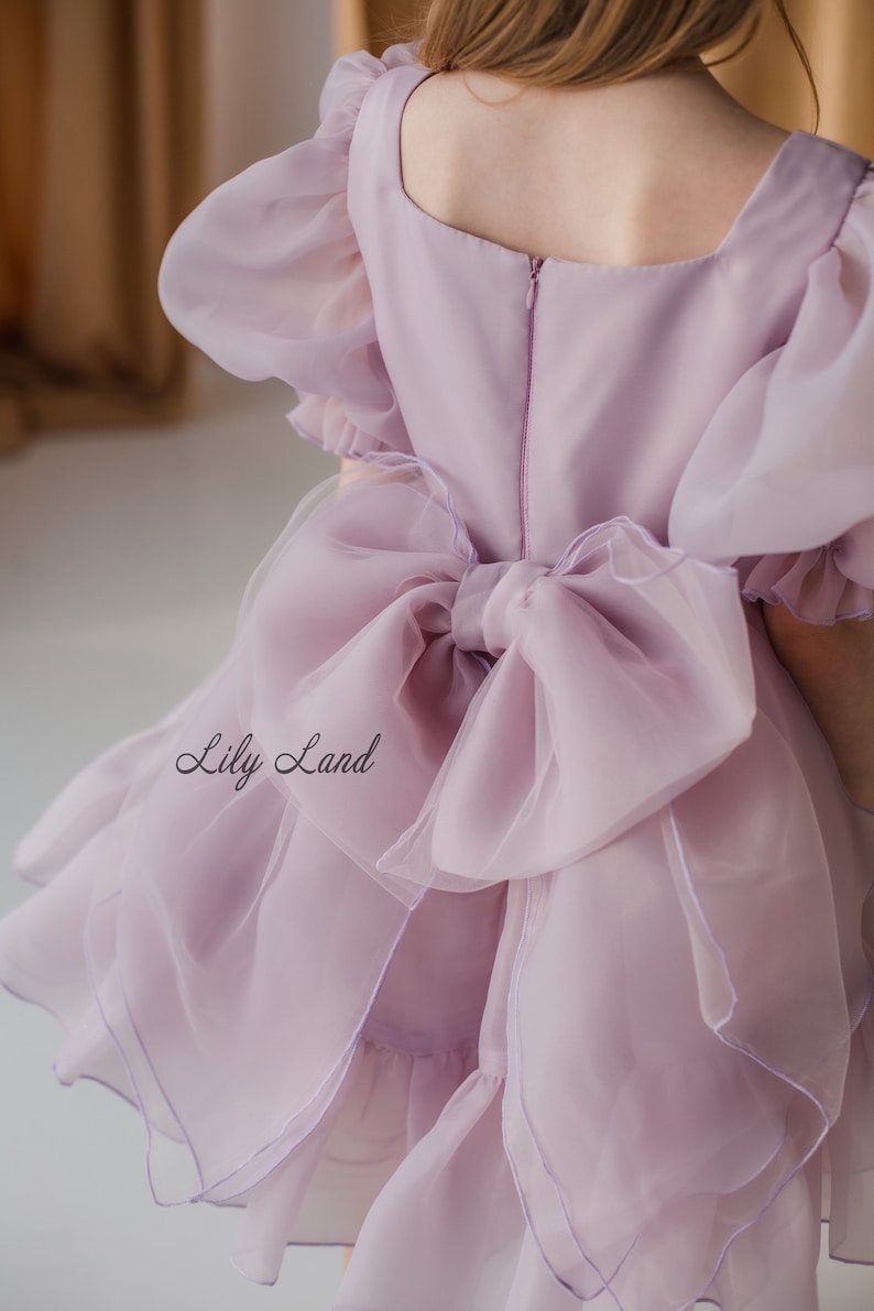 Lavender Tutu Flower Girl Dress Puffy Birthday Dress Prom - Etsy