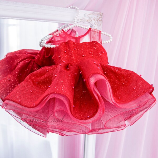 Red Baby Dress - Etsy