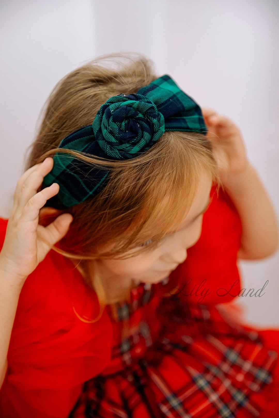 Green Christmas Headband, Christmas Crown, Girl Christmas Head Hoop ...