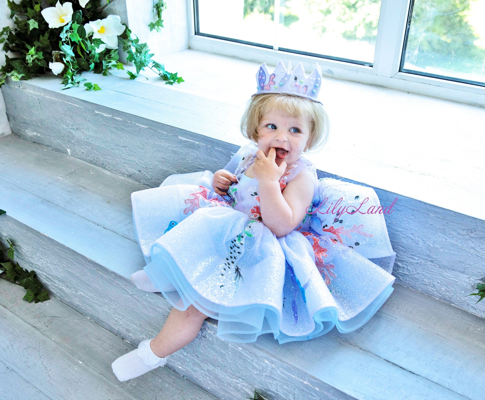 Mermaid Dress for Girls Birthday Girl Dress Tutu Sparkling - Etsy