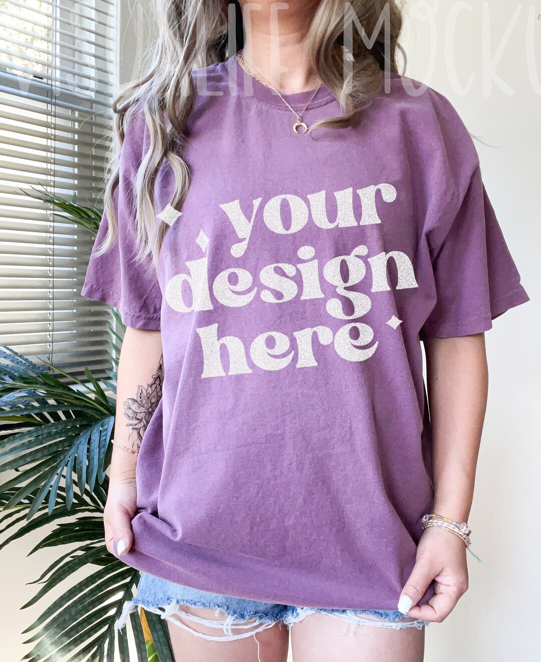 Comfort Colors C1717 | Berry Shirt Mockup | Comfort Color Berry Shirt ...