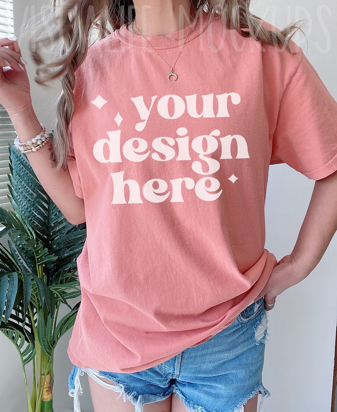 Comfort Colors C1717 | Terracotta Shirt Mockup | Comfort Color ...