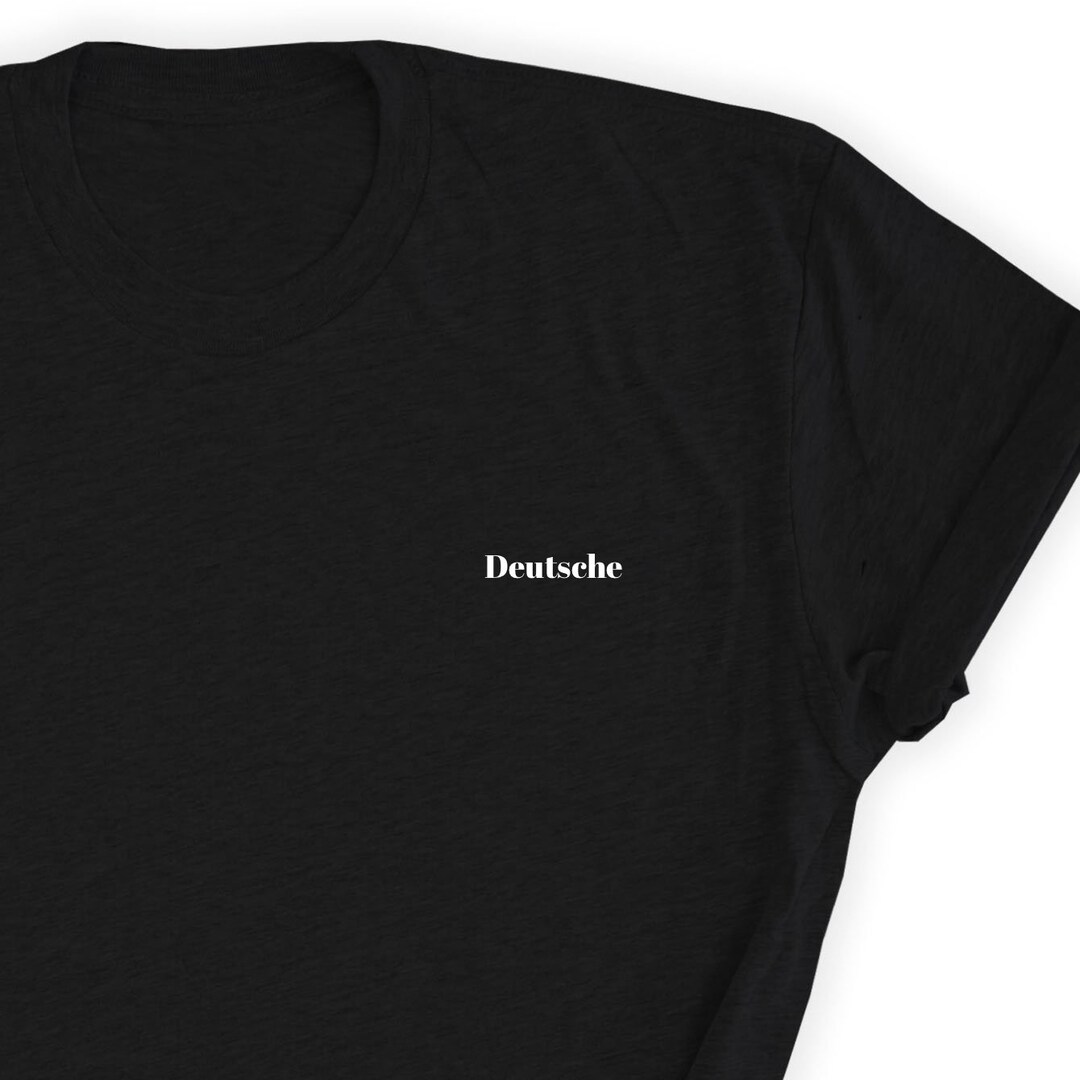 Deutsche Shirt, German T-shirt, Germany Tee, Germany Gift, Simple ...