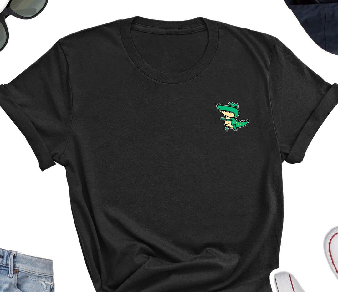 Crocodile Shirt, Fun Alligator Tee Shirt, Crocodile Tee Top, Fun Cute ...