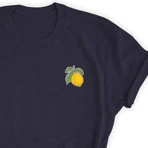 Lemon Shirt, Cute Lemon Tee Shirt, Lemon Tee Top, Cute Lemon T-shirt ...