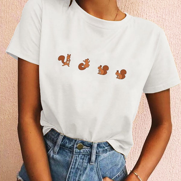 Squirrel T Shirt - Etsy