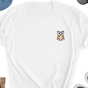 Owl Bird Shirt, Cute Owl Tee Shirt, Owl Tee Top, Cute Owl T-shirt, Owl ...