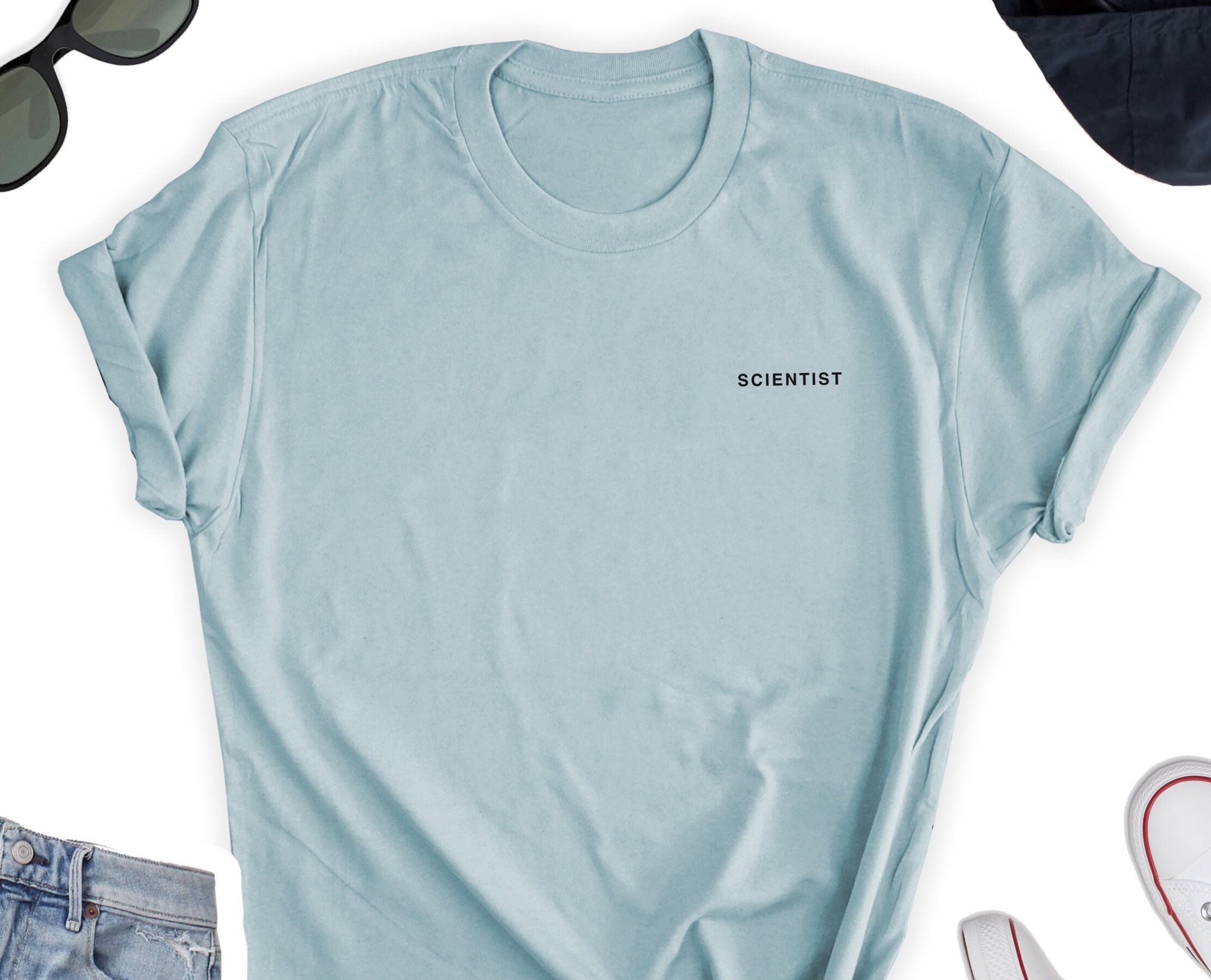 Scientist Shirt Scientist T-Shirt Scientist Tee Cute Simple | Etsy