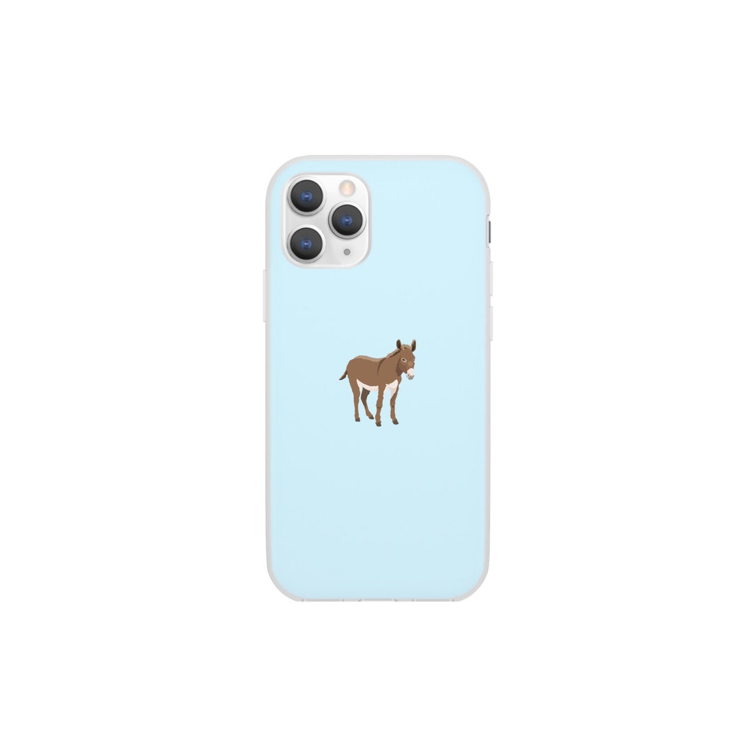 Donkey iPhone Case, Fun Donkey Gift Phone Case, Donkey Case Case ...