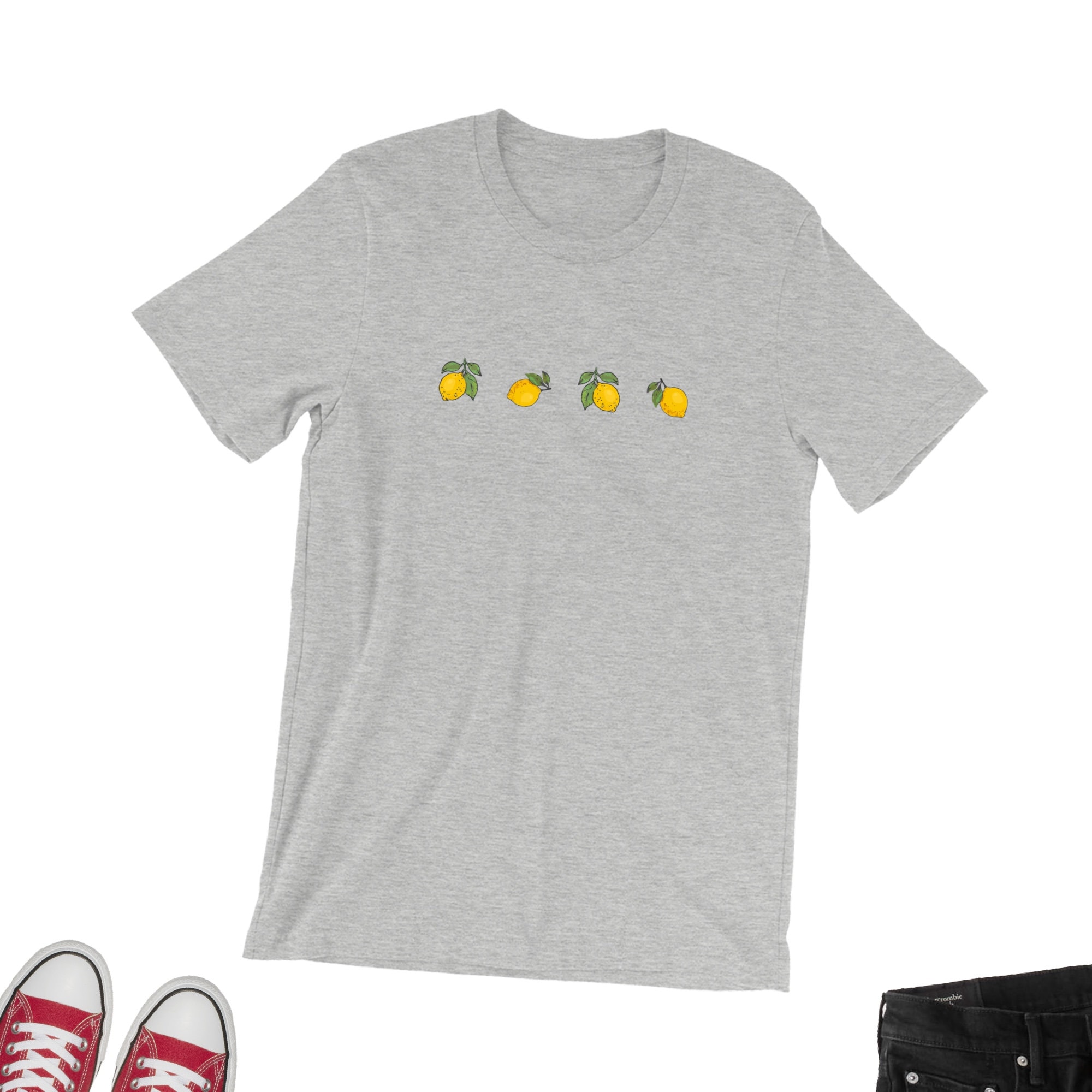 Lemon Shirt, Cute Lemon Tee Shirt, Lemon Tee Top, Cute Lemon T-shirt ...