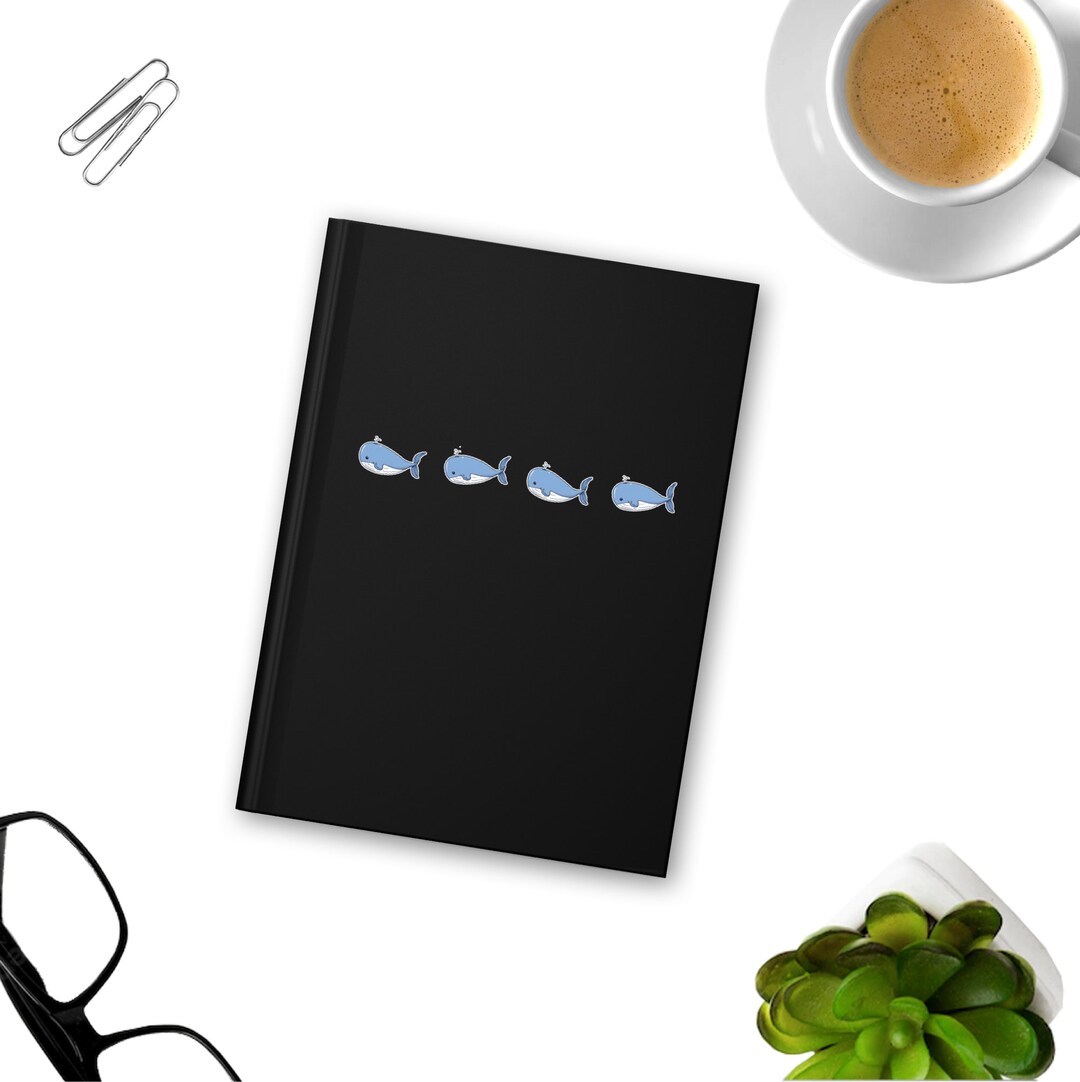 Whale Journal Notebook, Cute Whale Journal, Gift for Whale Lover ...