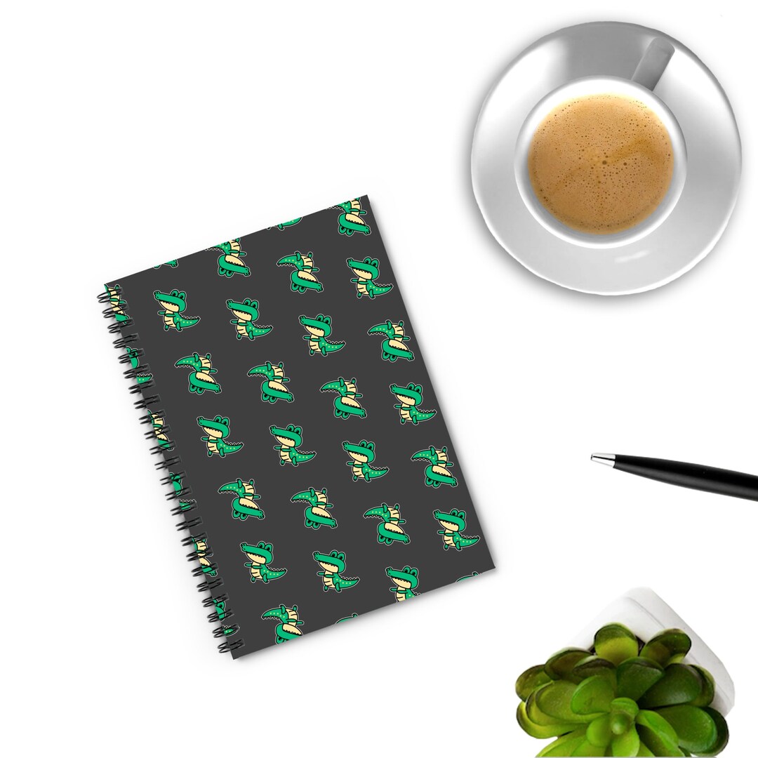Crocodile Spiral Notebook Journal, Alligator Journal Gift, Gift for ...