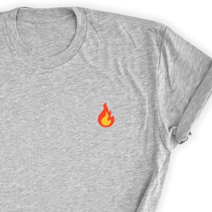 Bonfire Shirt, Fire Shirt, Flame Icon T-shirt, Flame Icon Shirt, Fire ...