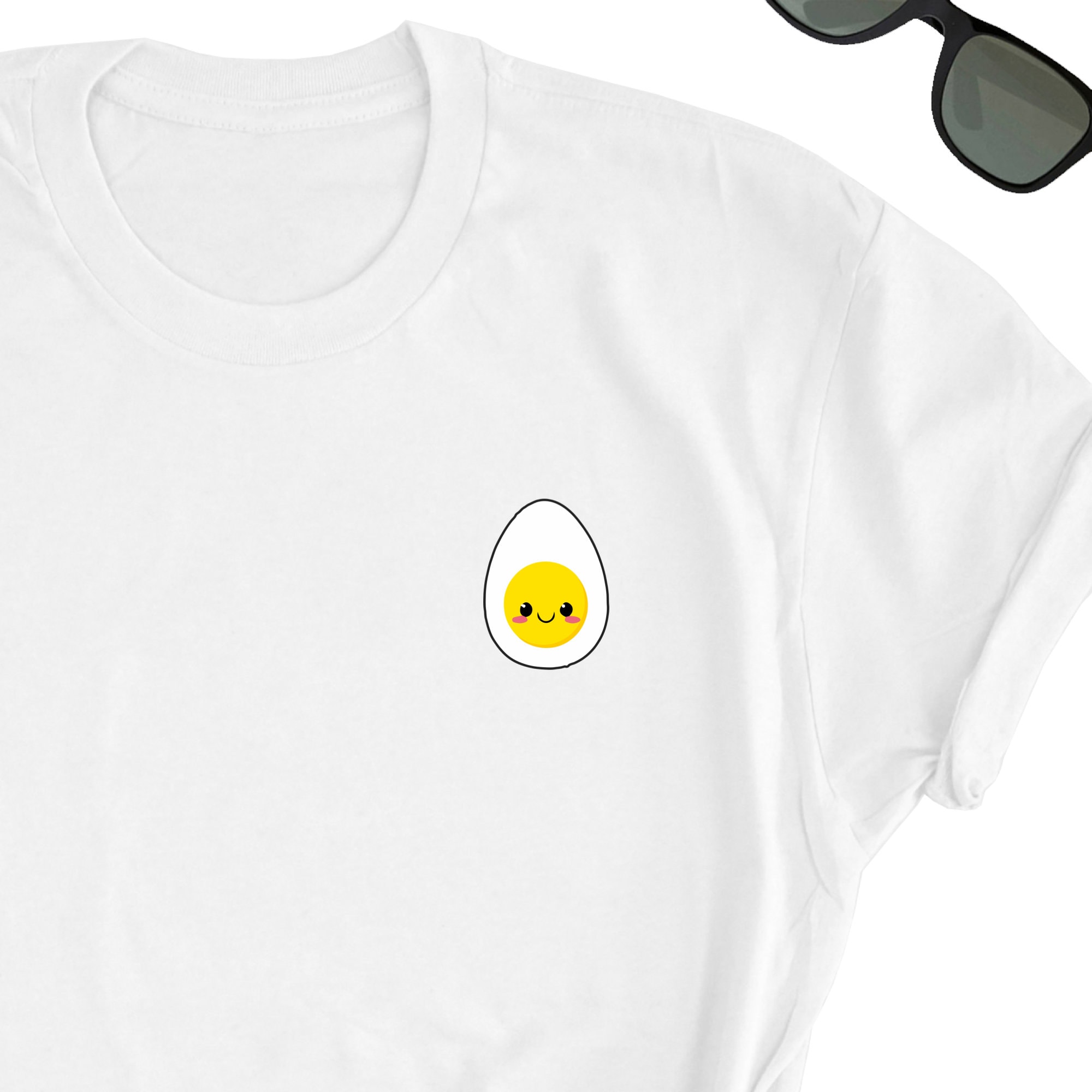 Egg Shirt Cute Happy Egg Tee Shirt Egg Tee Top Cute Egg - Etsy