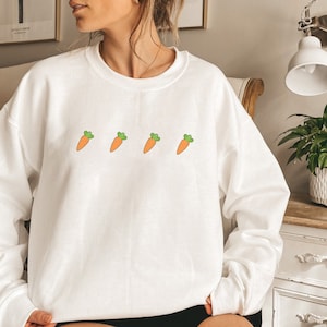 Carrot Sweatshirt, Carrot Lover Sweater, Carrot Sweatshirts, Carrot ...