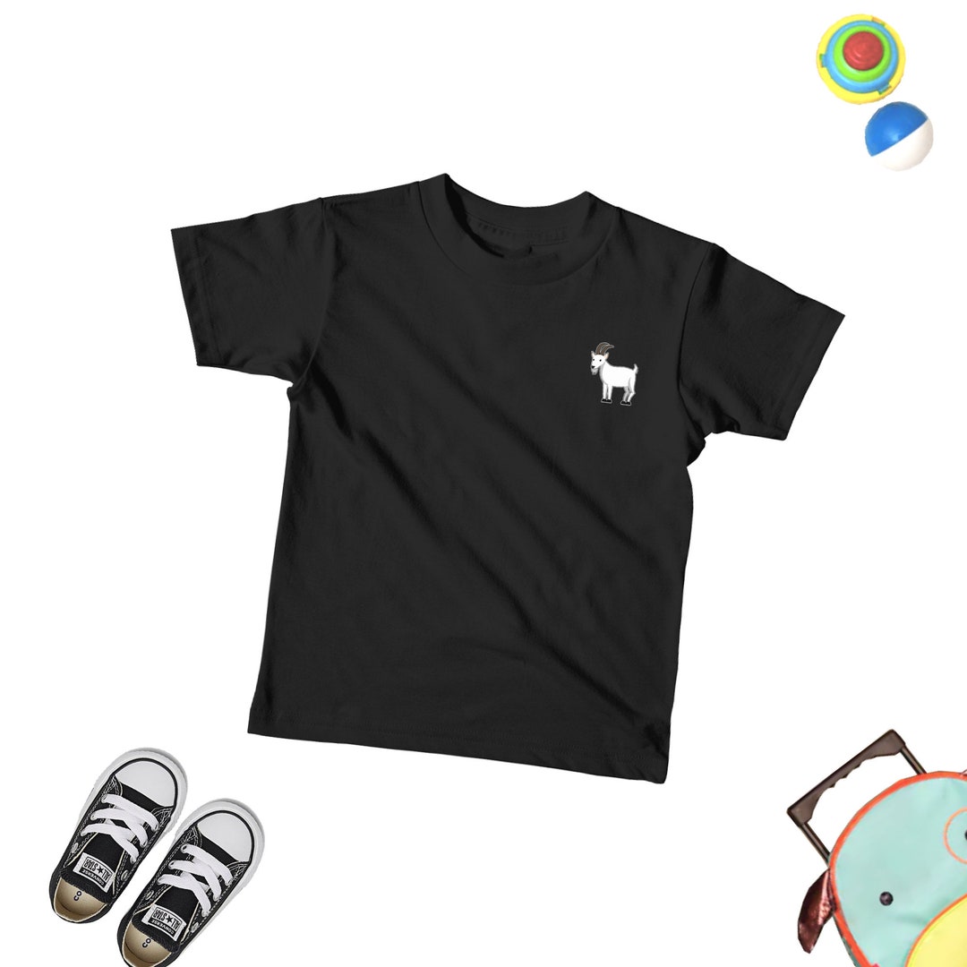 Goat Kid Shirt, Cute Goat Icon Child Shirt, Goat Kids Shirt Baby ...