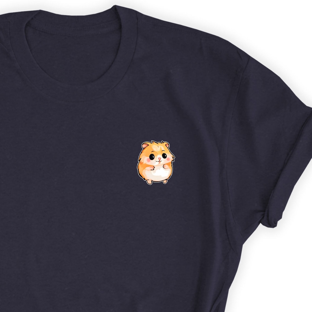 Hamster Shirt, Cute Hamster Icon Tee Shirt, Hamster Tee Top, Hamster T ...