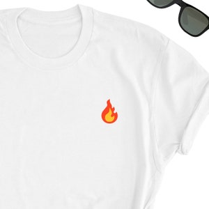 Bonfire Shirt, Fire Shirt, Flame Icon T-shirt, Flame Icon Shirt, Fire ...
