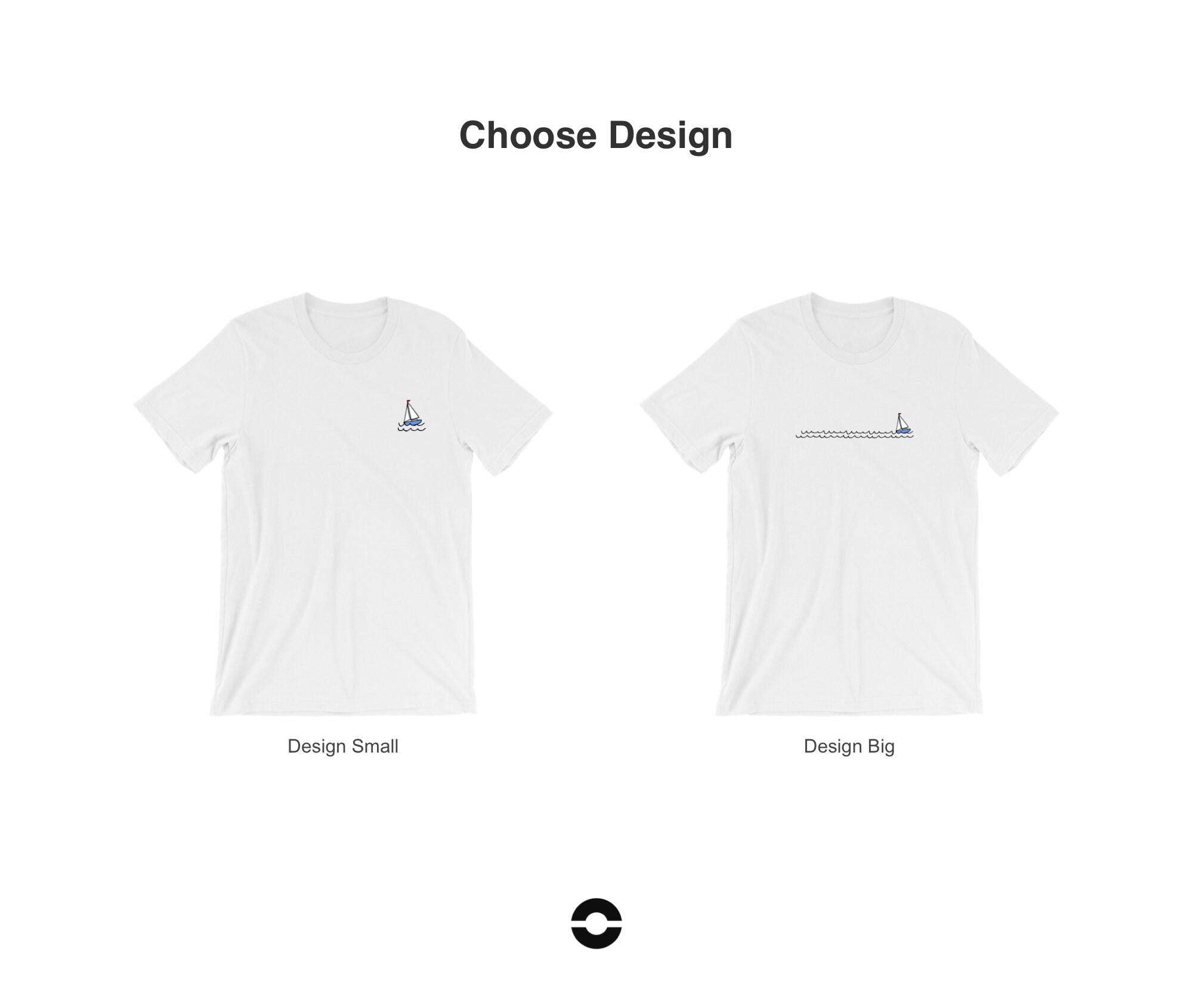 Boat Icon Shirt, Cute Boat Tee Shirt, Boat Design Tee Top, Sailing Boat ...