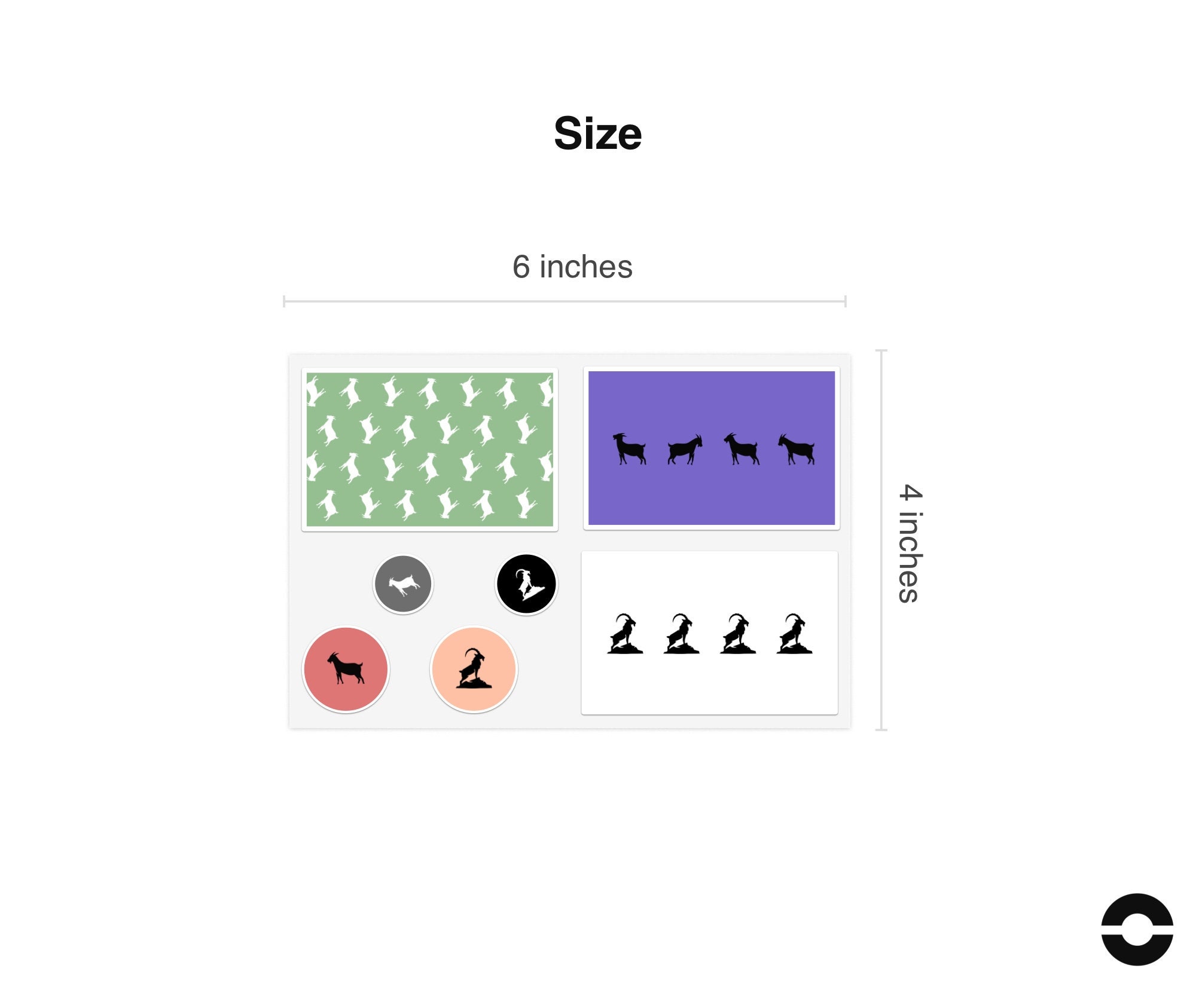 GOAT Sticker Pack Pack of Goat Stickers Cute Add-on Gift for - Etsy