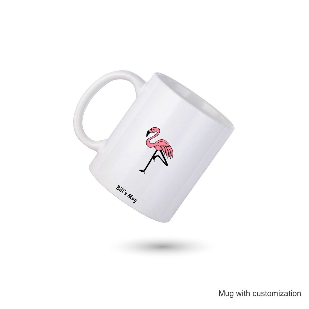 Flamingo Coffee Mug, Flamingo Custom Mug, Cute Flamingo Coffee Cup ...