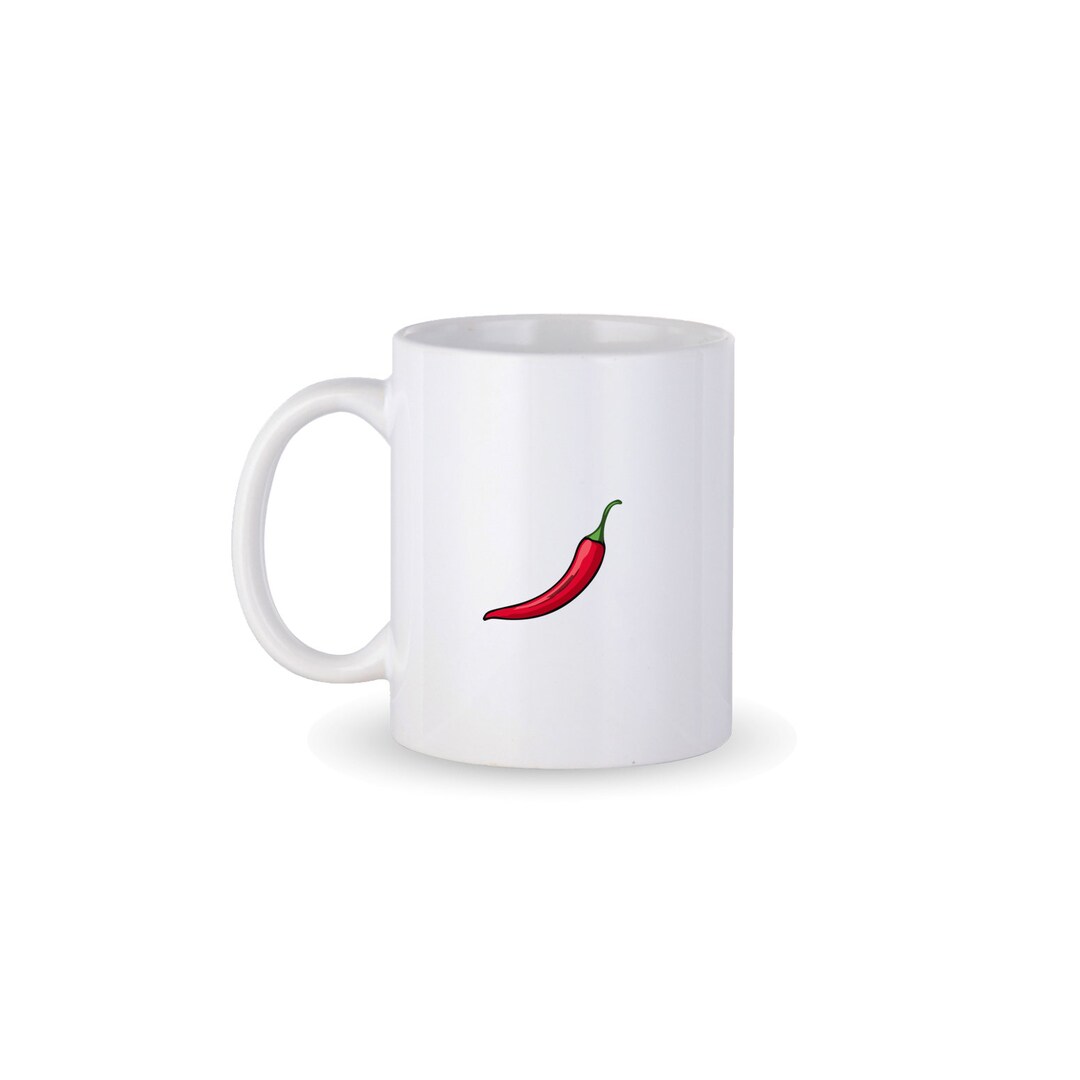 Chili Pepper Coffee Mug, Chili Pepper Custom Mug, Chillies Coffee Cup ...