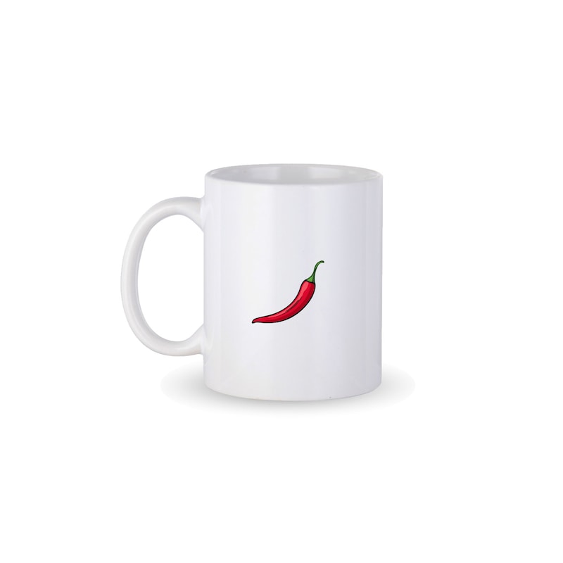 Chili Pepper Ceramic Mug - Etsy