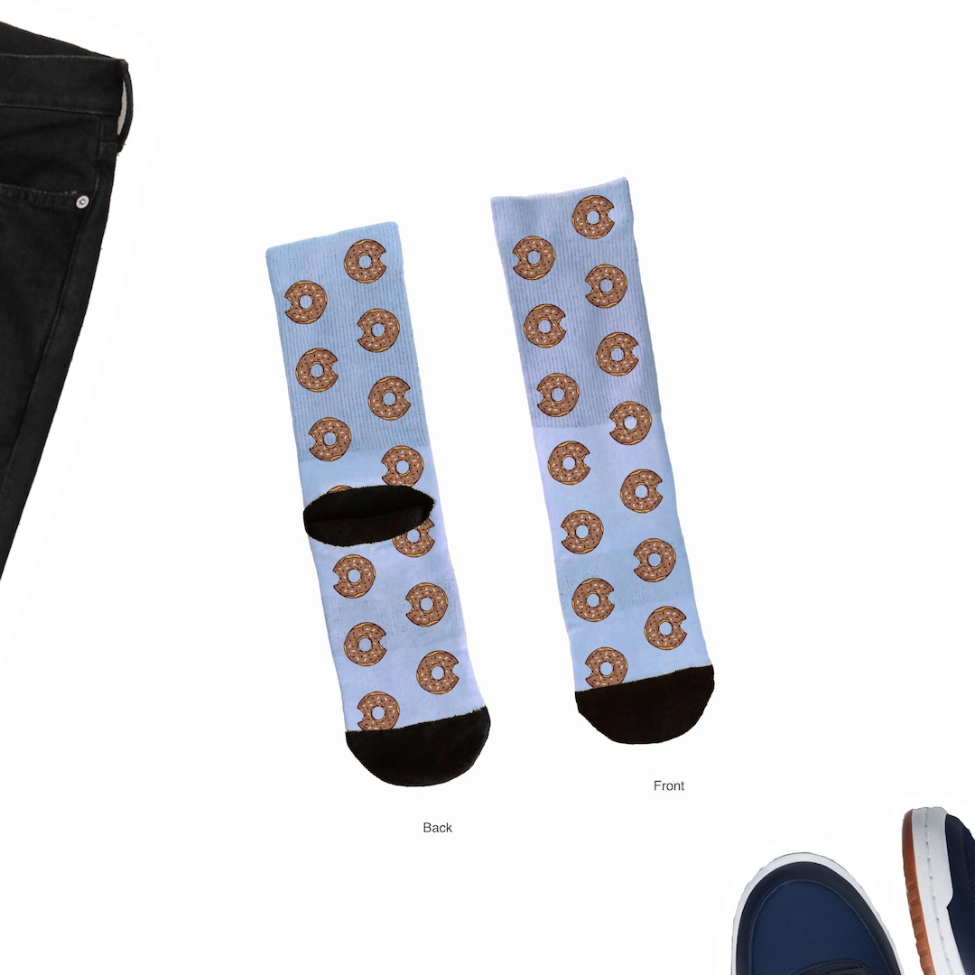 Donuts Socks, Donuts Lover Socks, Donuts Socks Gift, Donuts Cute Socks ...