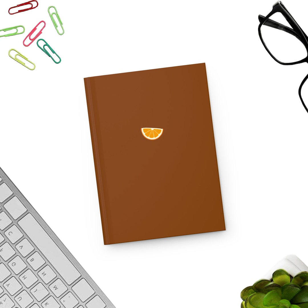Orange Journal Notebook, Cute Oranges Journal, Gift for Orange Lover ...