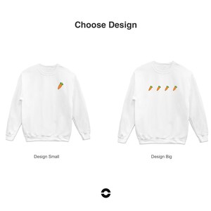 Carrot Sweatshirt, Carrot Lover Sweater, Carrot Sweatshirts, Carrot ...