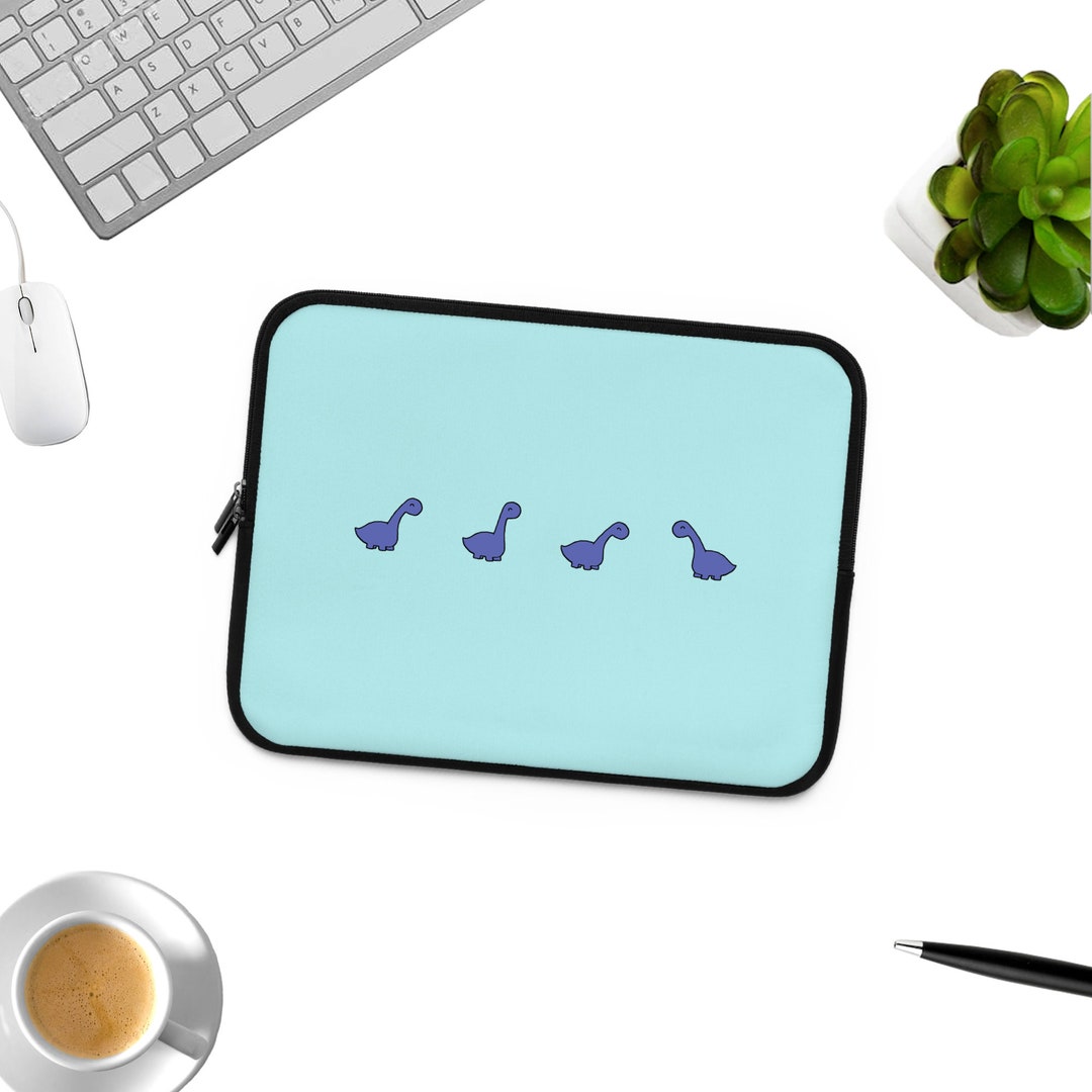 Dino Long Neck Laptop iPad Sleeve, Dinosaur Laptop Sleeve, Long Neck ...