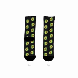 Avocado Socks, Avocado Lover Socks, Fun Avocado Socks, Cute Avocado ...