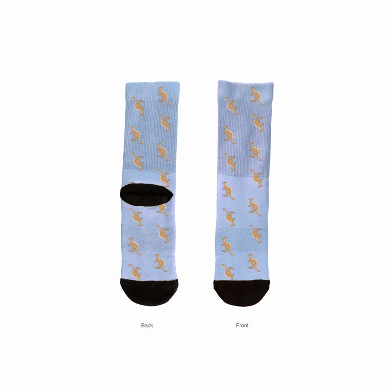 Kangaroo Socks, Cute Kangaroo Socks, Kangaroos Socks, Cute Kangaroo ...