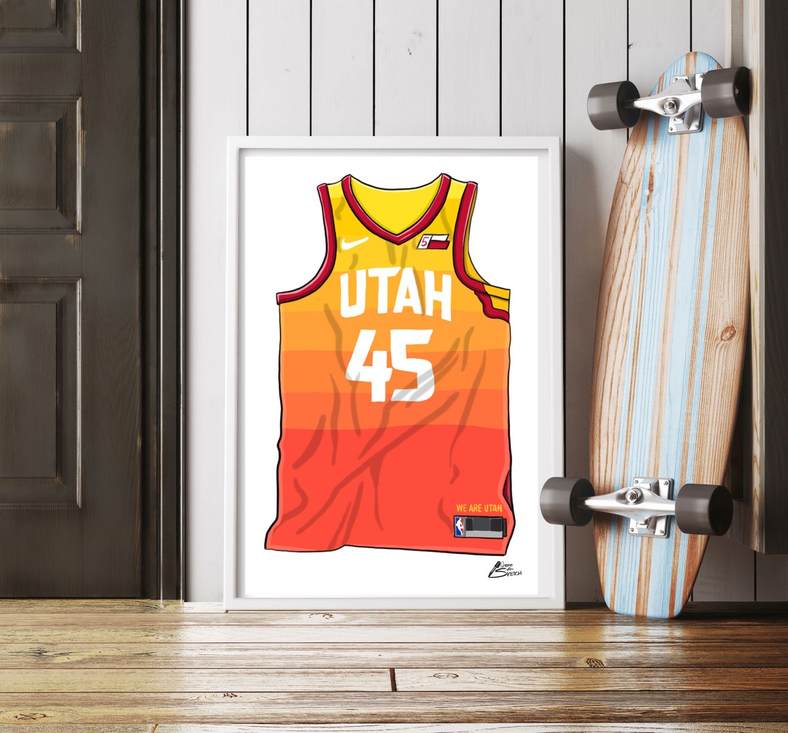Donovan Mitchell 45 Utah Jazz Jersey City Edition Premium - Etsy