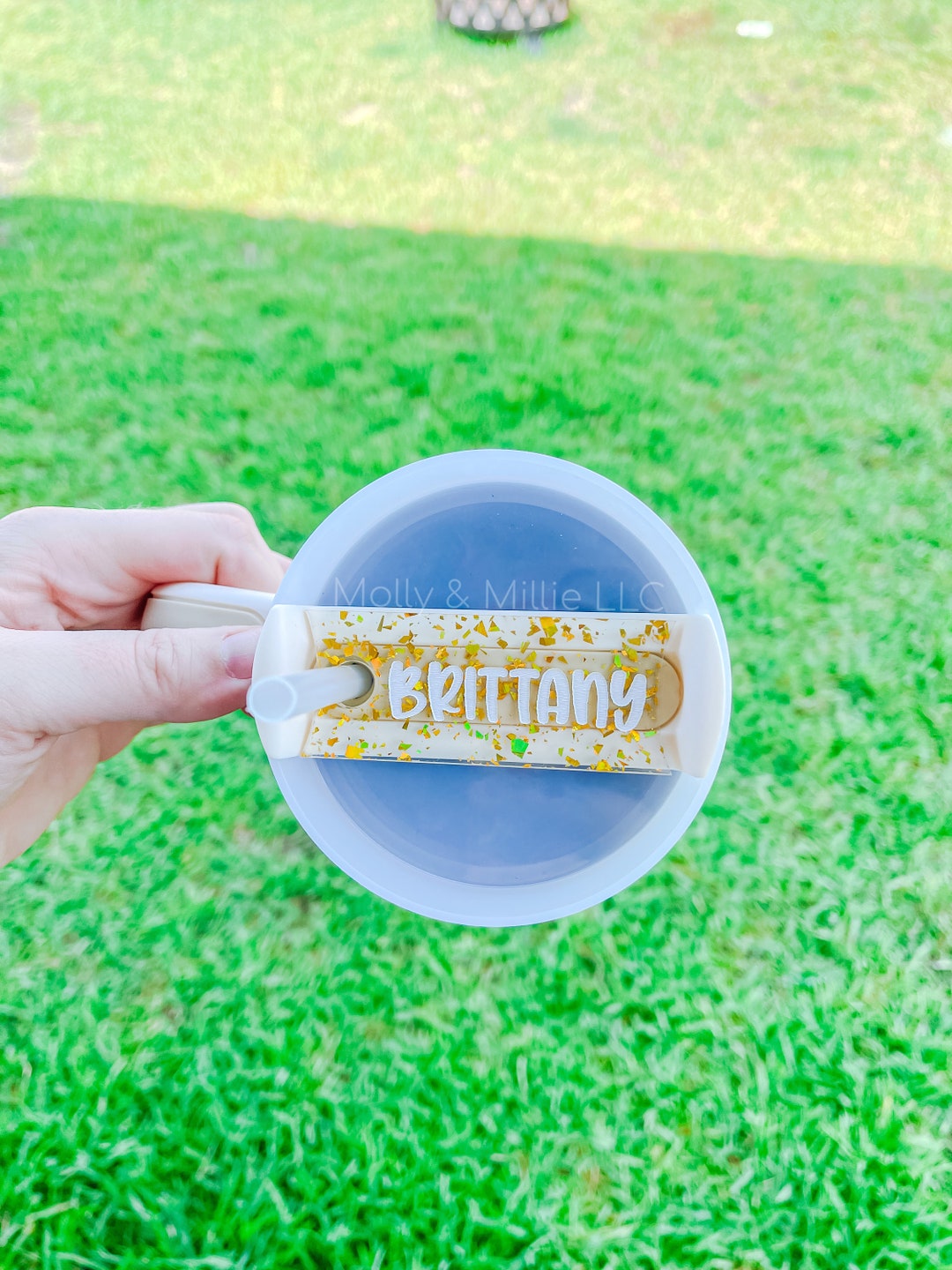 Tumbler Name Plate | Name Tag for Water Bottle | 40oz or 30oz Stainless ...