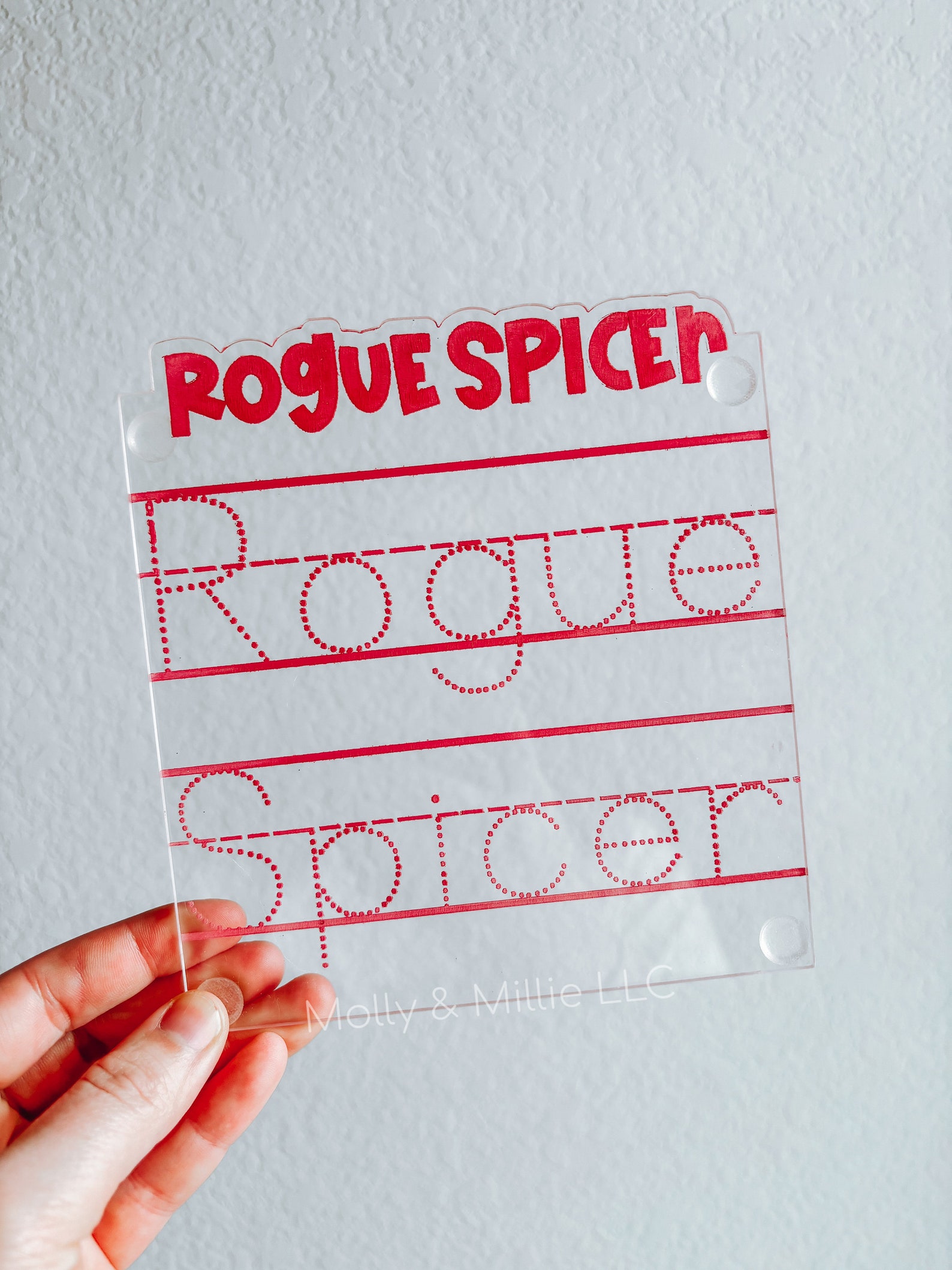 Name Tracing Board | Dry Erase Name Tracing | Letter Tracing Board ...