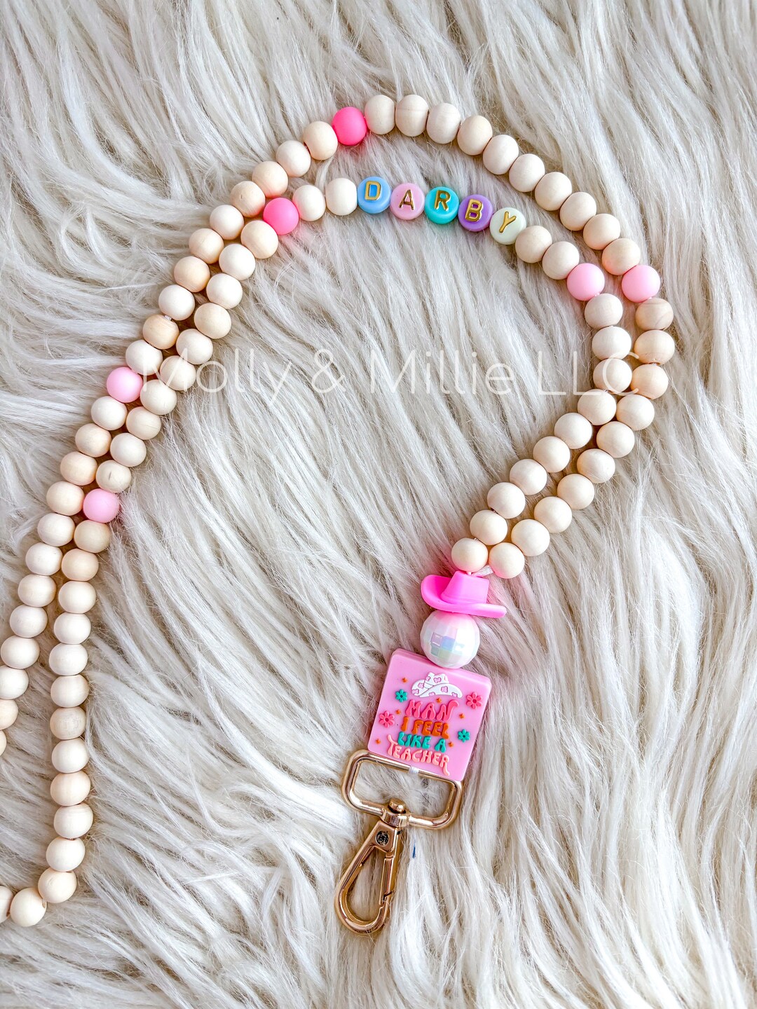 Pink Man I Feel Like A Teacher Lanyard | Disco Cowboy Hat | Back to ...