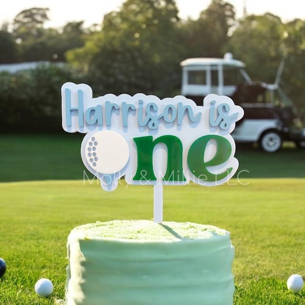 Golf Cake Topper - Etsy