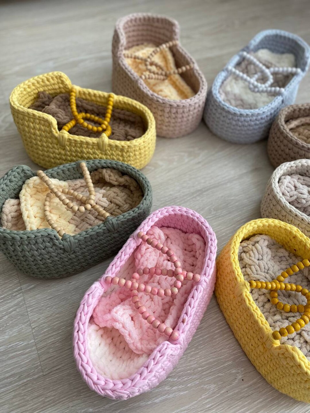 Doll Basket, Doll Cradle, Doll Bassinet, Moses Basket, Doll Crib ...