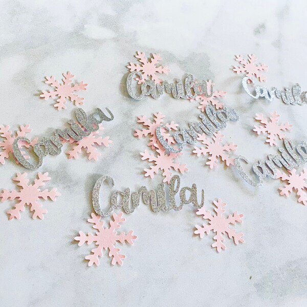 Snowflake Confetti - Etsy