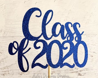 Blue Graduation Cupcake Toppers Printable 2023 Graduation - Etsy