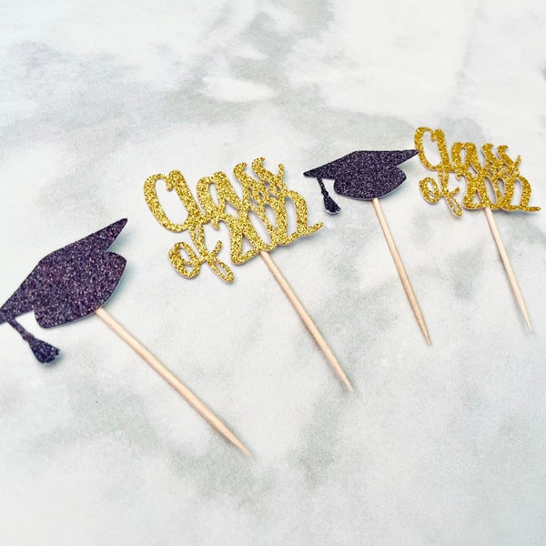 Graduation Cupcake Toppers - Etsy